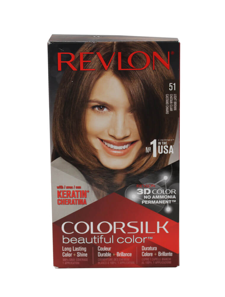 Revlon Colorsilk Permanent Hair Color - Light Brown 51