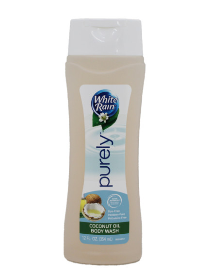 White Rain Purely Coconut Oil Body Wash 12 fl oz