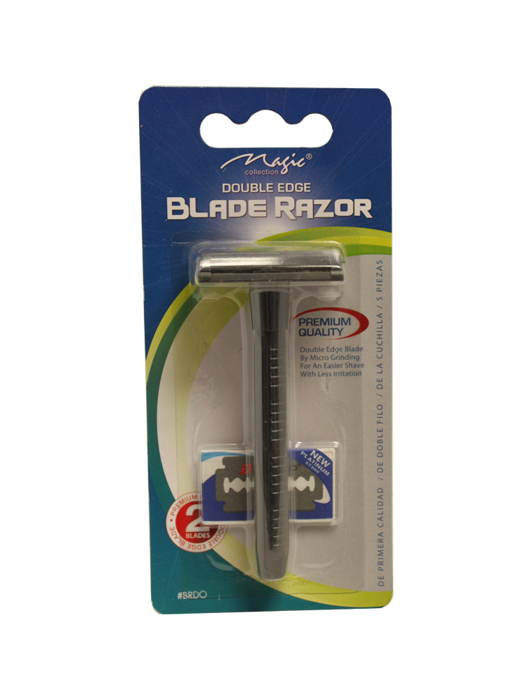 Magic Double Edge Blade Razor with 2 Dorco Blades